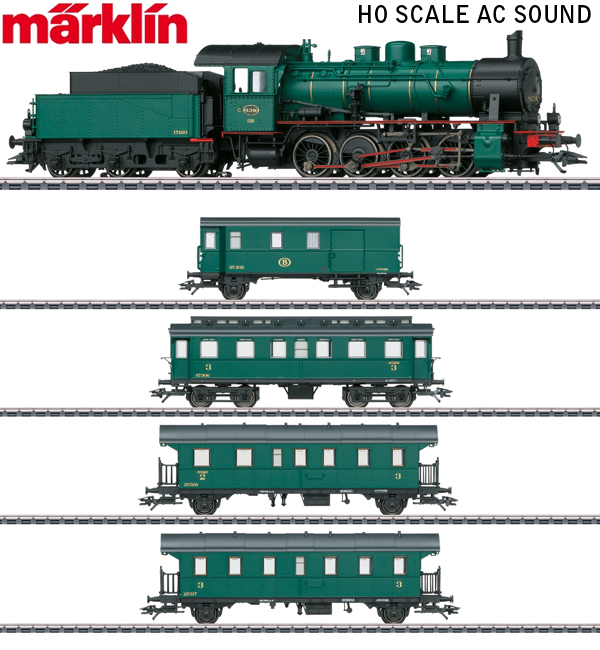 Class 81 Steam Loco & Passanger Set - DepotMarklin