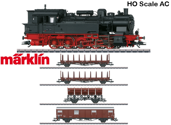 Class 94.5-17 Steam Loco & Freight 4 Cars - DepotMarklin