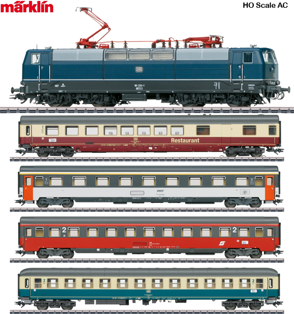Class 181.2 Electric Loco & Passanger Cars - DepotMarklin