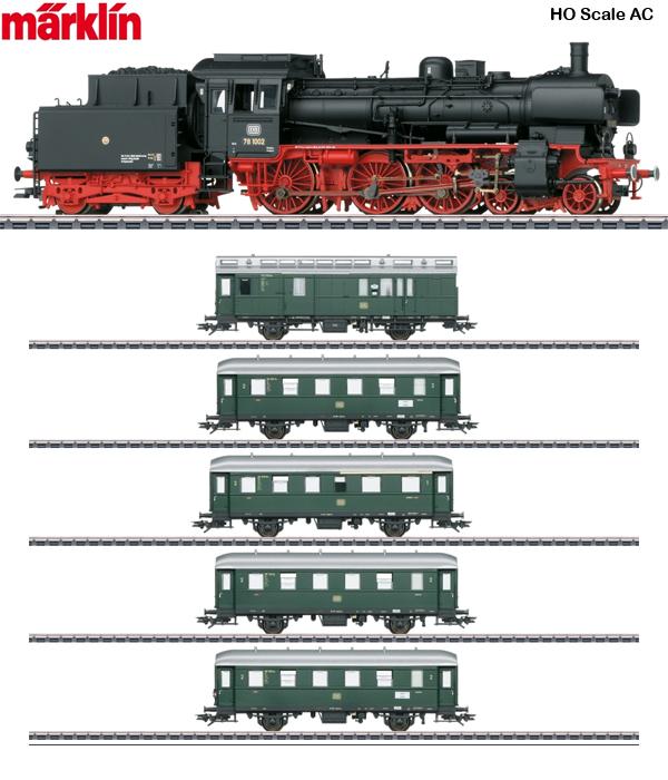 Class 78.10 Steam Loco & Passanger Cars - DepotMarklin